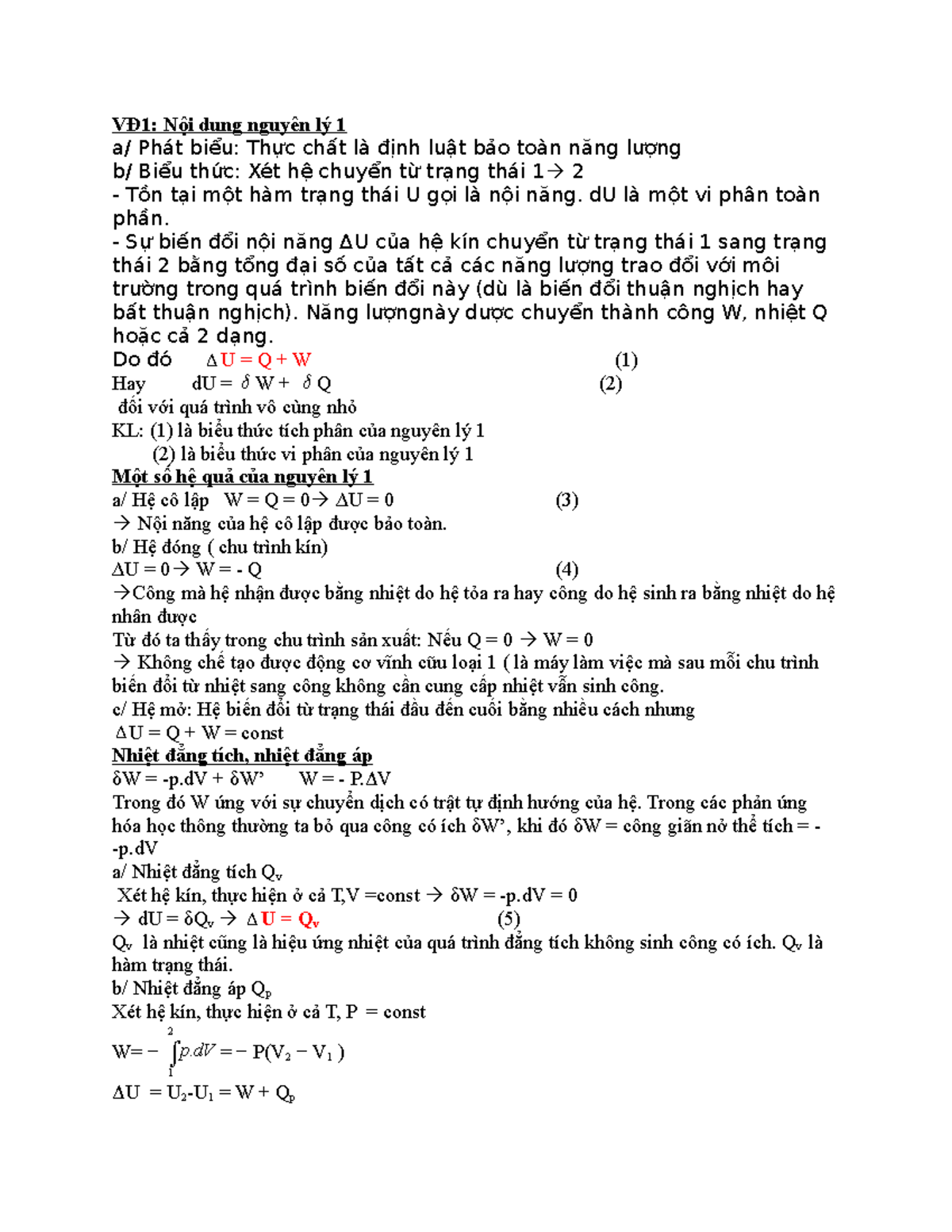 ND chinh chuong NDHH - nội dung chương Nhiệt động hóa học - VĐ1: Nội ...