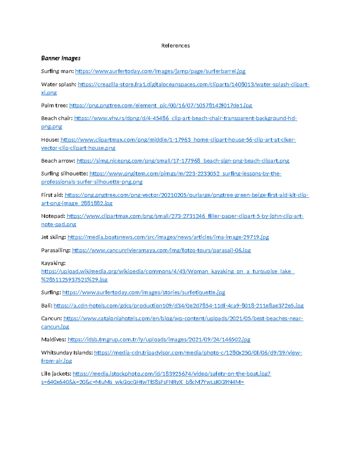 References - References Banner images Surfing man: surfertoday/images/jamp/page/surferbarrel.jpg ...