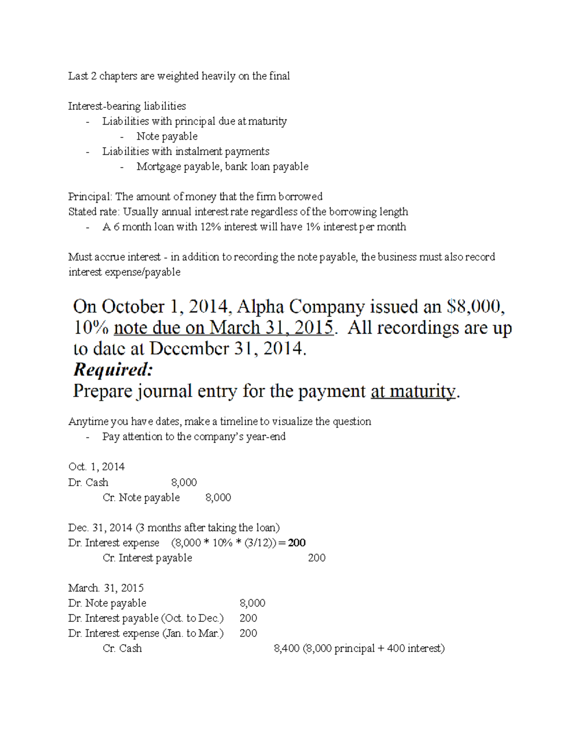 (ACC 1100) Lecture 19, liabilities cont. and shareholders' equity ...