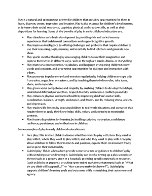 CDA Explained - ECE 4 - answer questions and or write down the correct ...