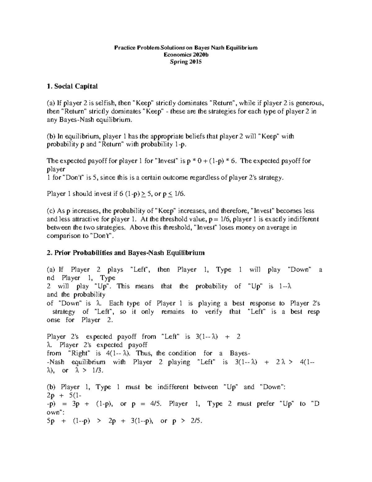 Practical Solutions to Practice Problems Spring 2015 -2020B - Practice ...