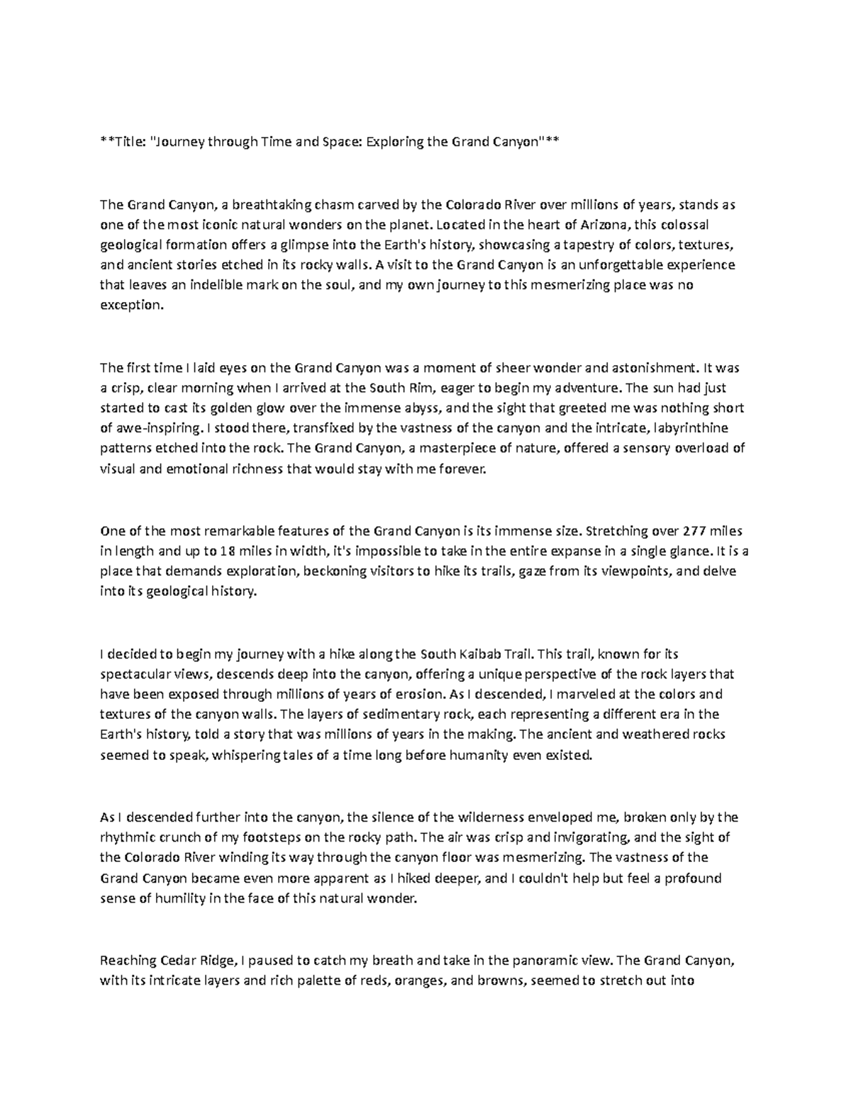 ENG - Document - Title: "Journey through Time and Space: Exploring the ...