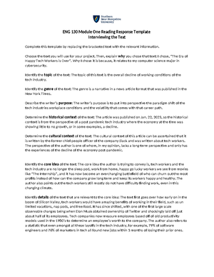 [Solved] Part One First Part of the Thesis Statement Address the - Foundations of Written ...