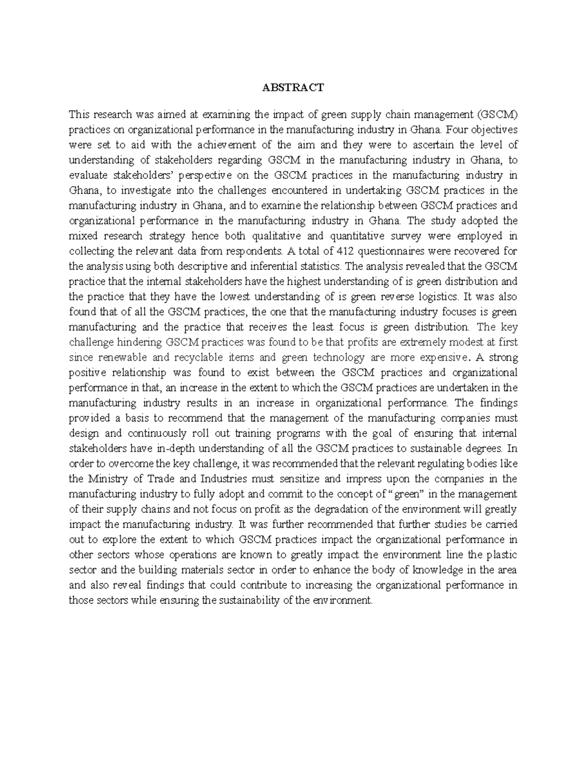 Approved Abstract; Group 3 - ABSTRACT This research was aimed at ...