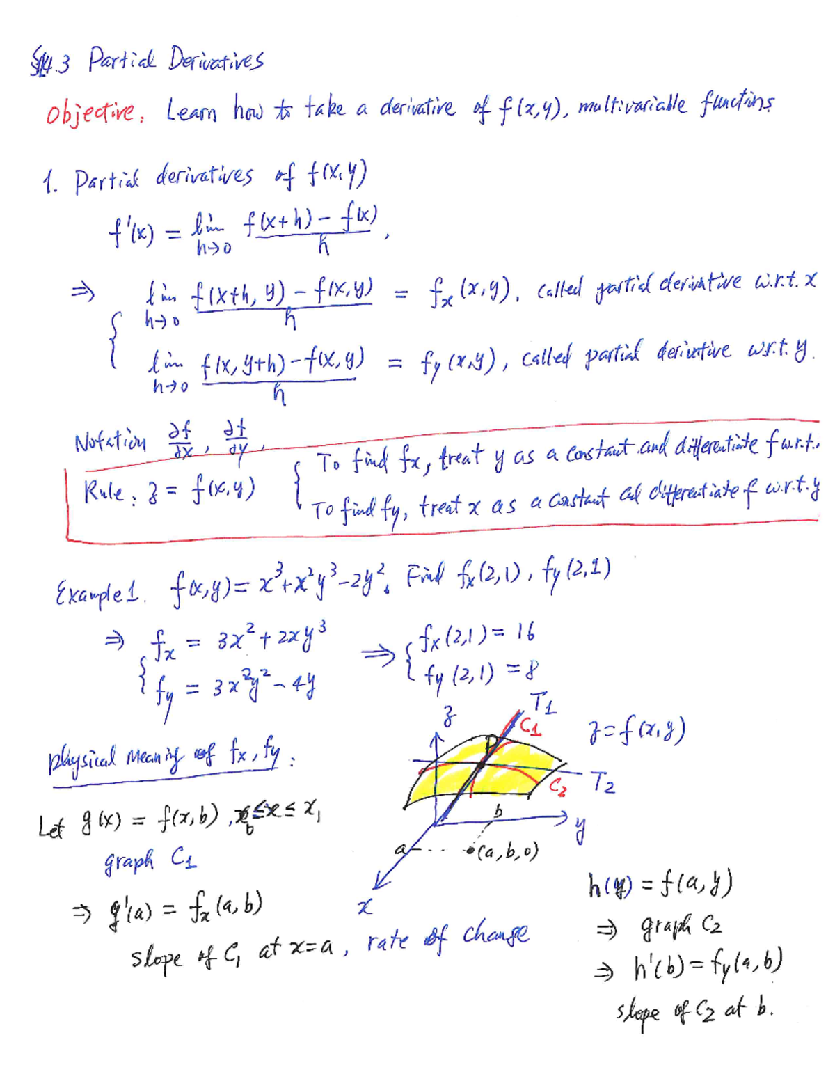 Lecture note for sec - Dai Summer 2022 Calculus IV Online Course - MATH ...