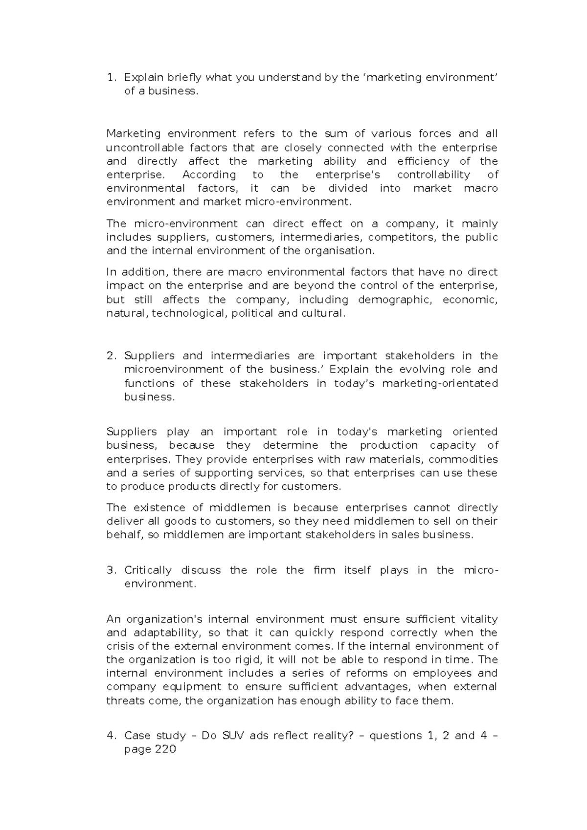 WEEK 2 ASSESSMENT QUESTION - MARK 1010 - UniSA - Studocu