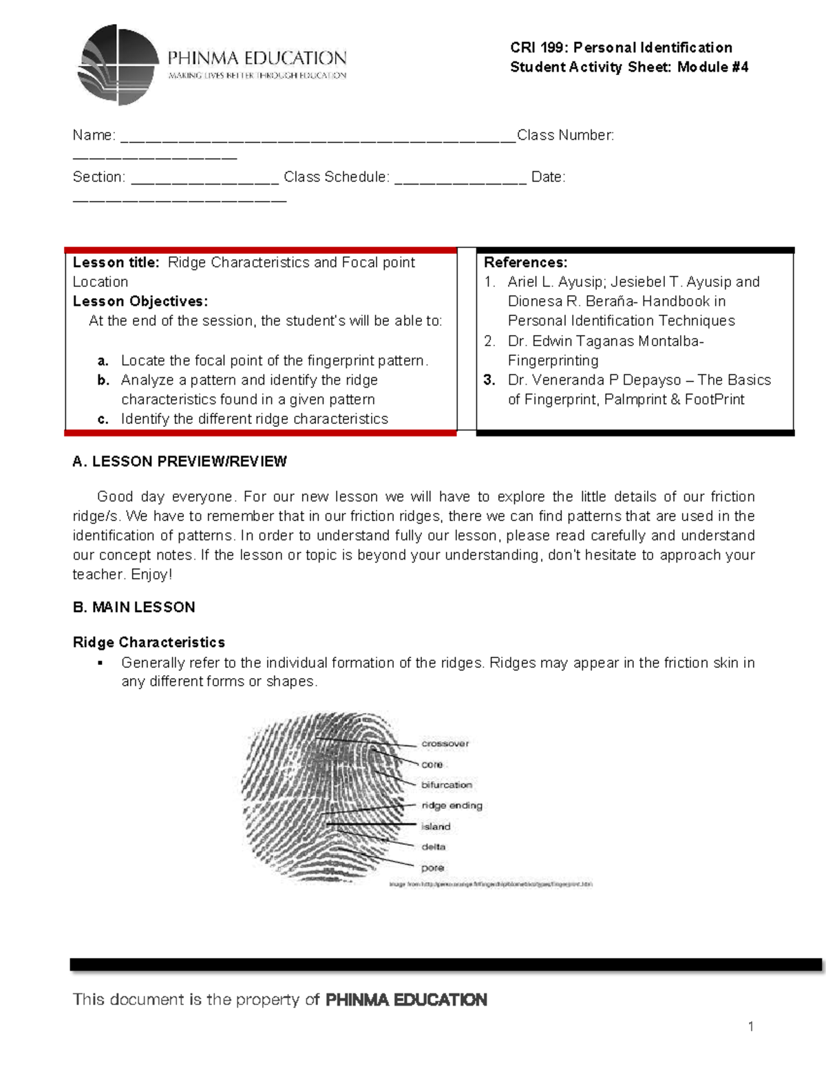 SAS #4 CRI 199 - This will serve as guide to students who are struggling answering their tasks ...