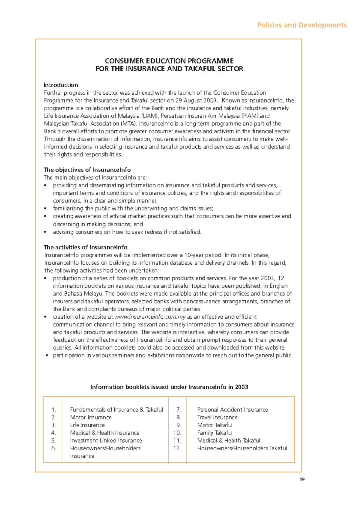 Insurance Info - 19 Policies and Developments Fundamentals of Insurance ...