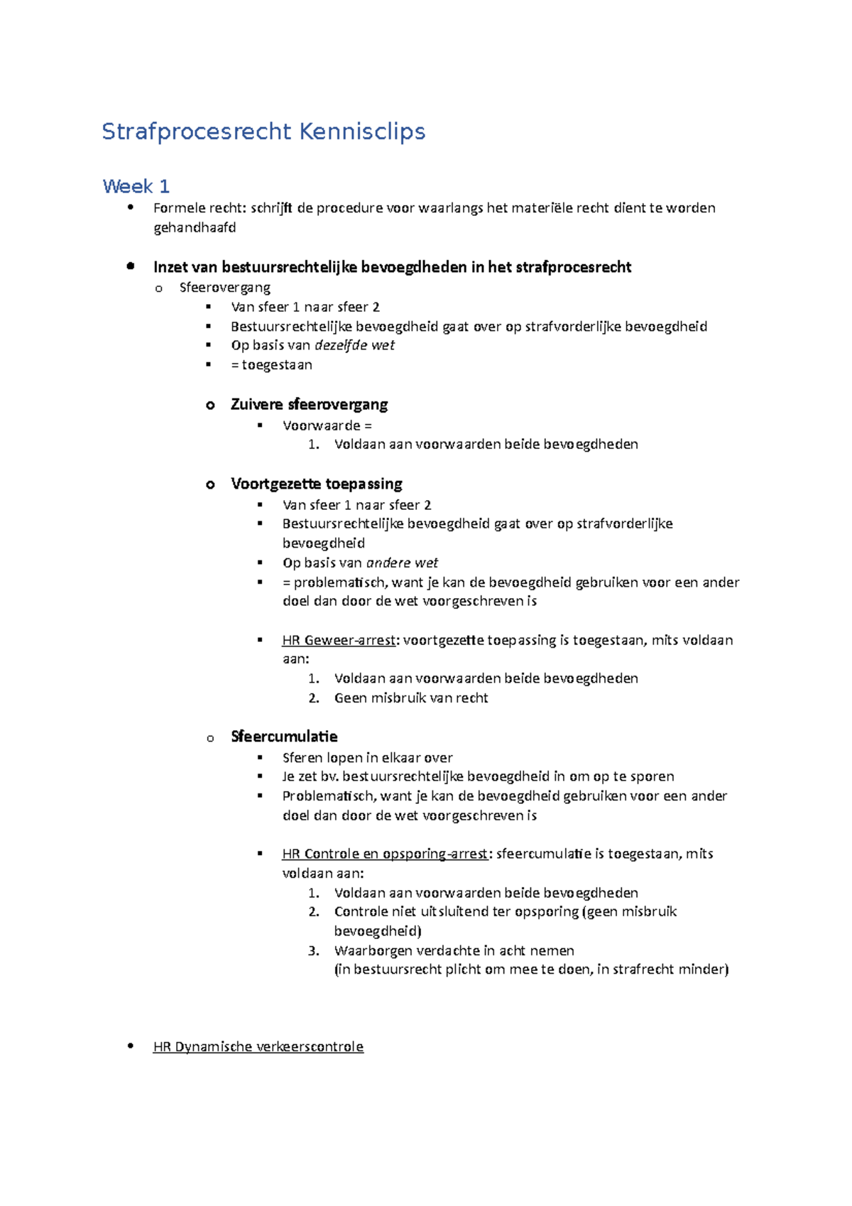 Strafprocesrecht Kennisclips leerjaar 2 - Strafprocesrecht Kennisclips ...