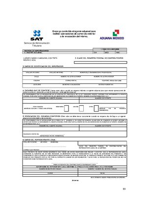 pedimento-formato - M1. Pedimento. El formato de pedimento es un ...