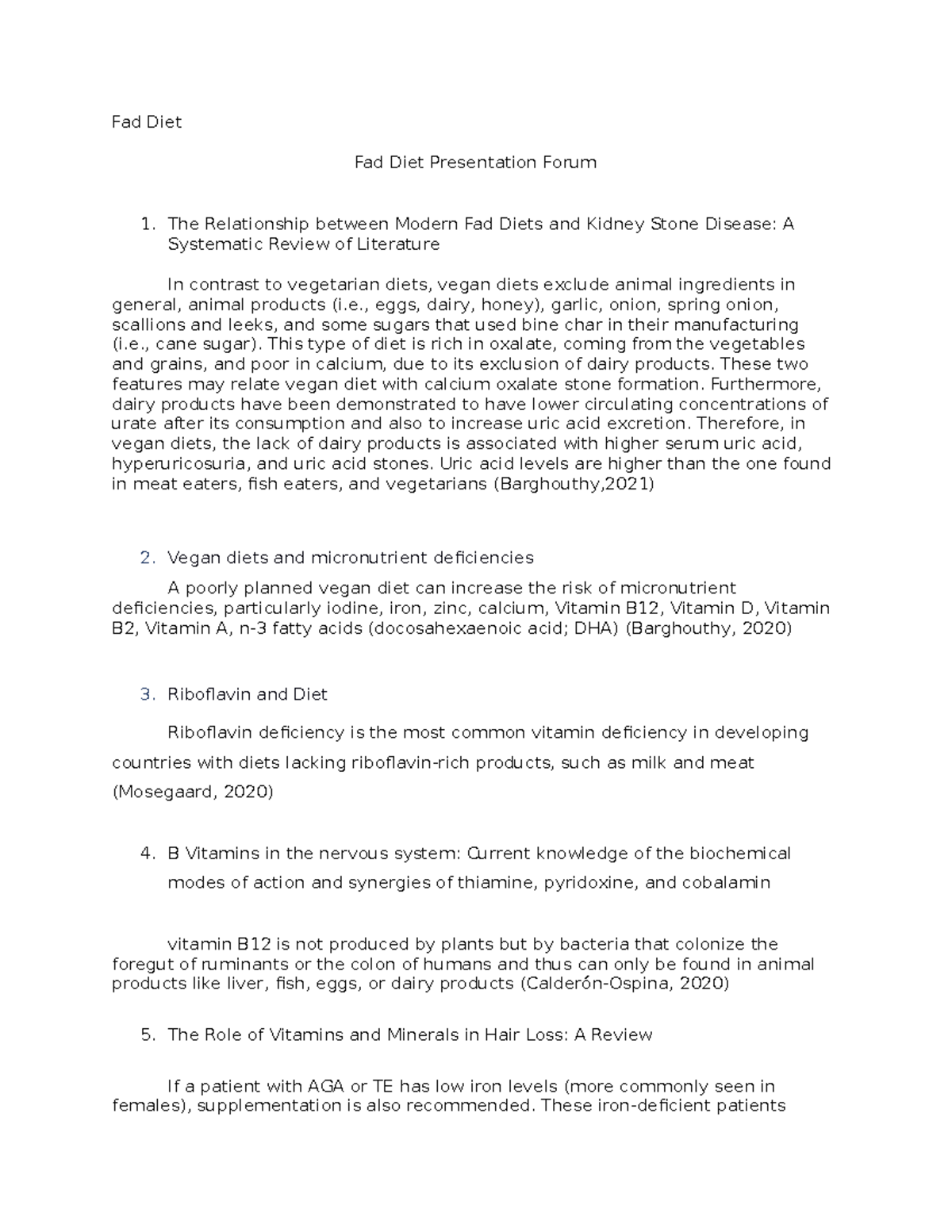 Fad Diet - Discussion on types of diets. - Fad Diet Fad Diet ...