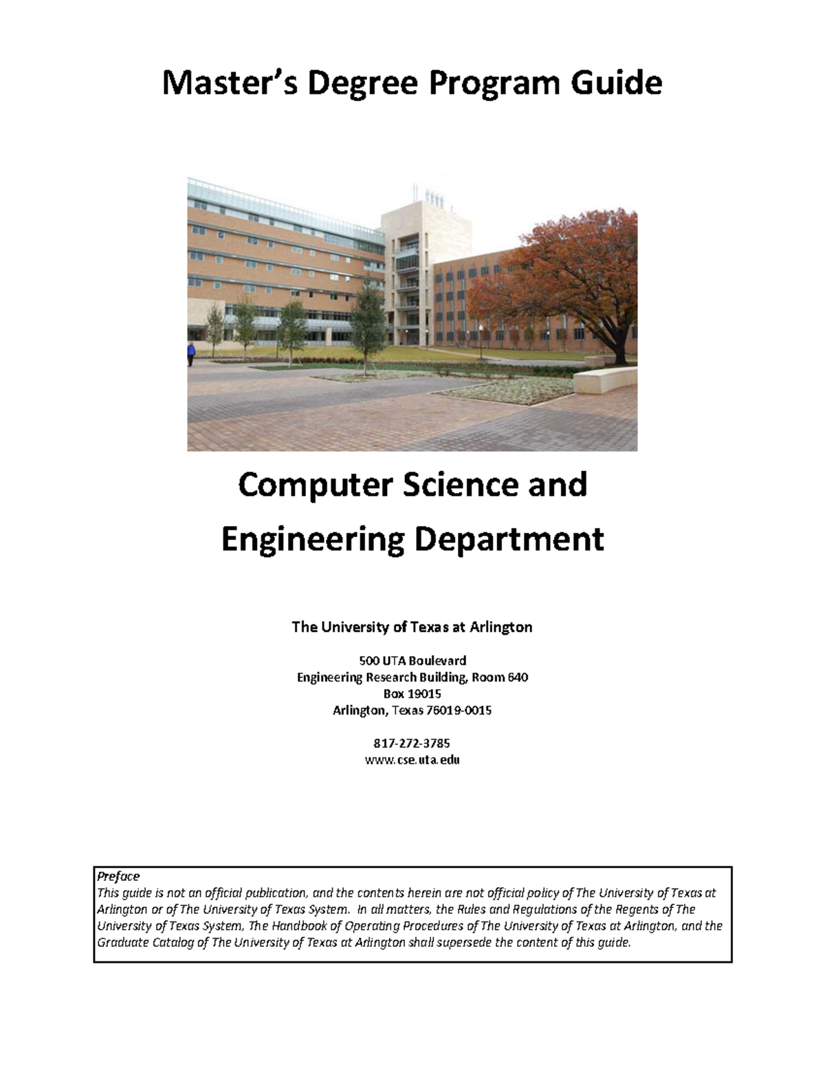 MS Program Guide - learn - Master’s Degree Program Guide Computer ...