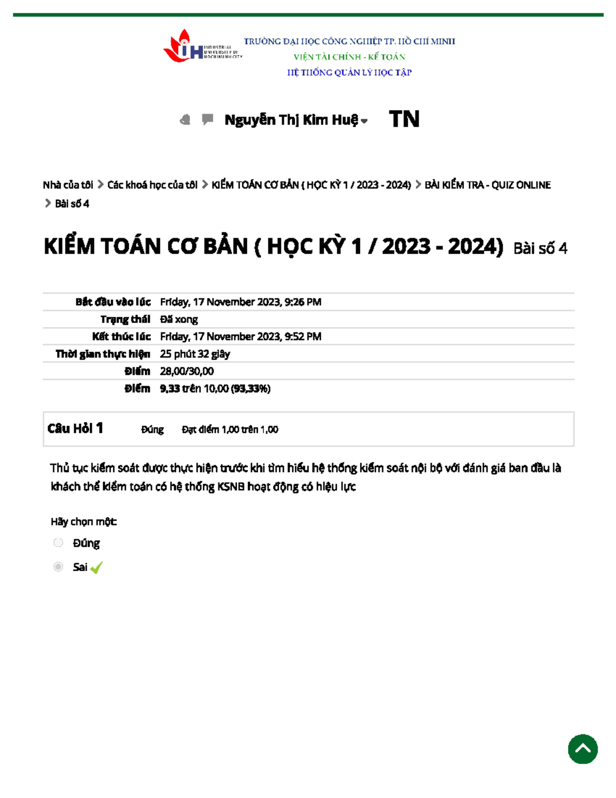 KTCB bai4 - KTCB - Kiểm toán cơ bản - Studocu