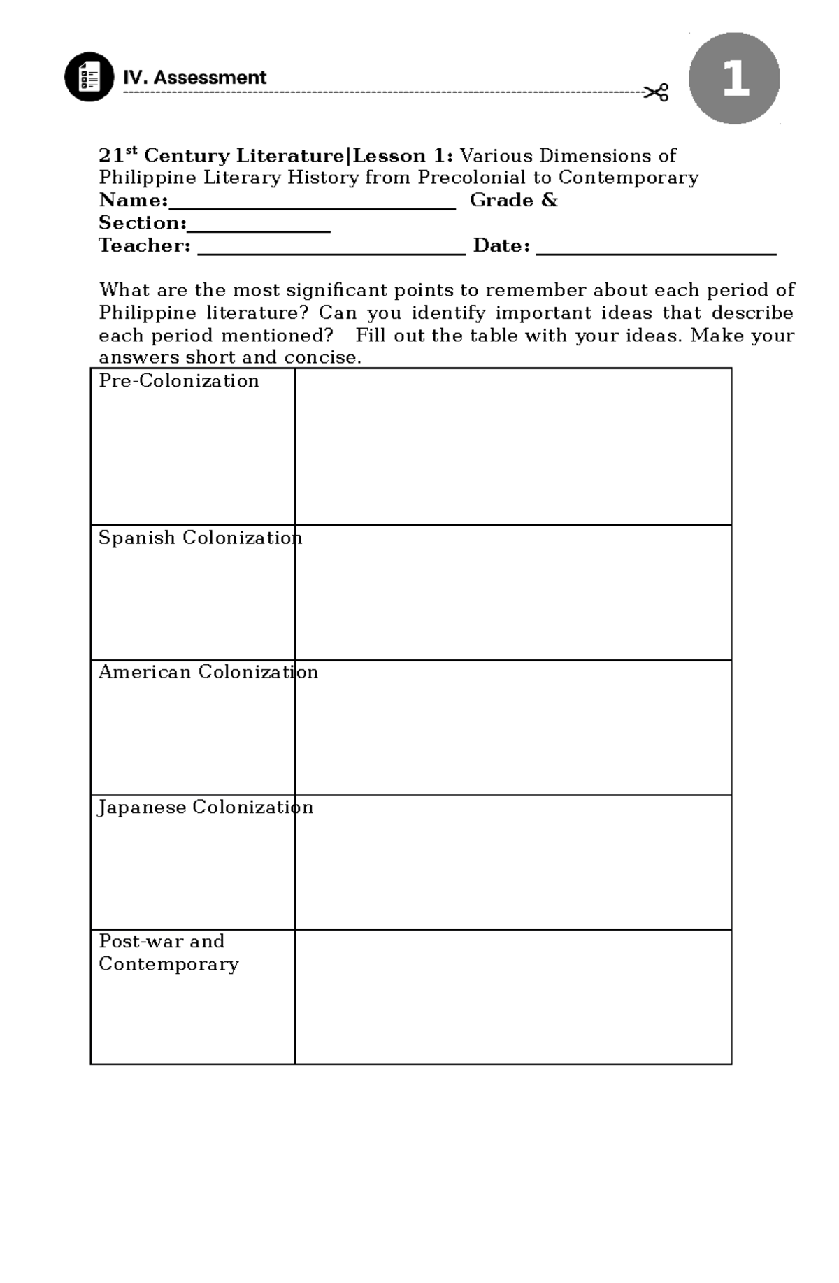 21st Century Literature Lesson 1 - 21 st Century Literature|Lesson 1 ...