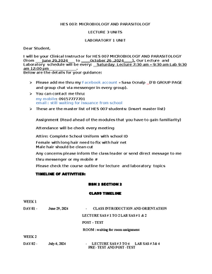 HES007 Lec Session #1 SAS - Module #1 Student Activity Sheet Name: - Studocu
