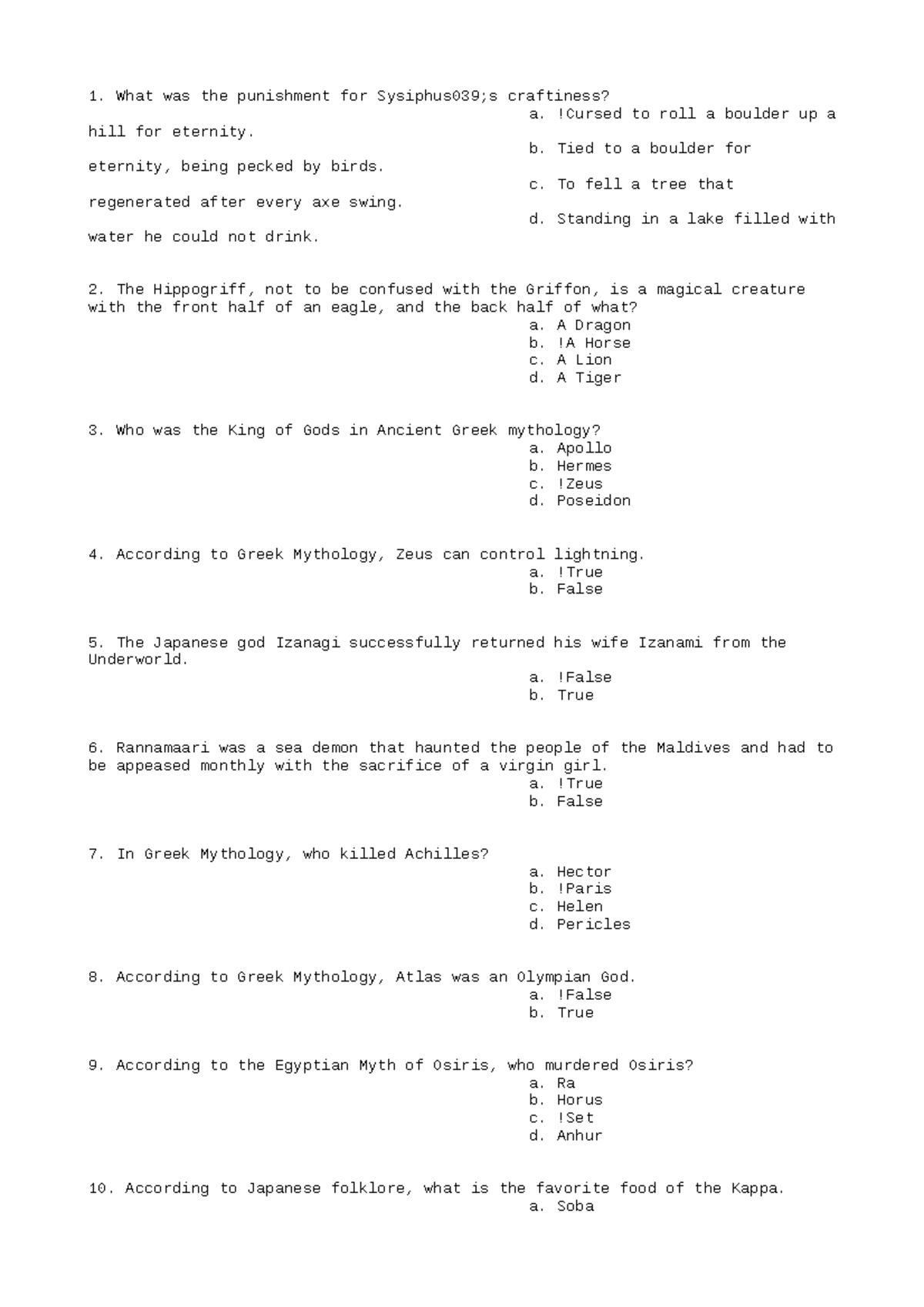 Engineering Assessment 4 - What was the punishment for Sysiphus039;s ...