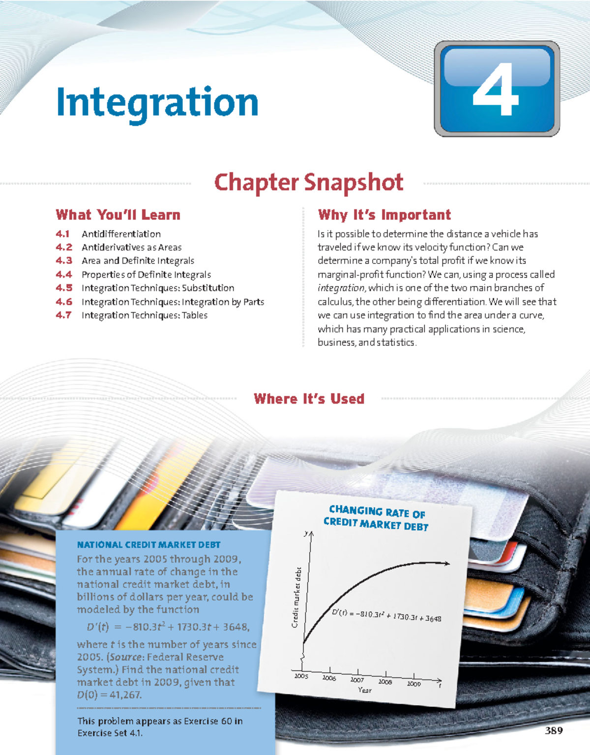 Chapter 4 - Calculus and its applications - Integration 4 Chapter ...