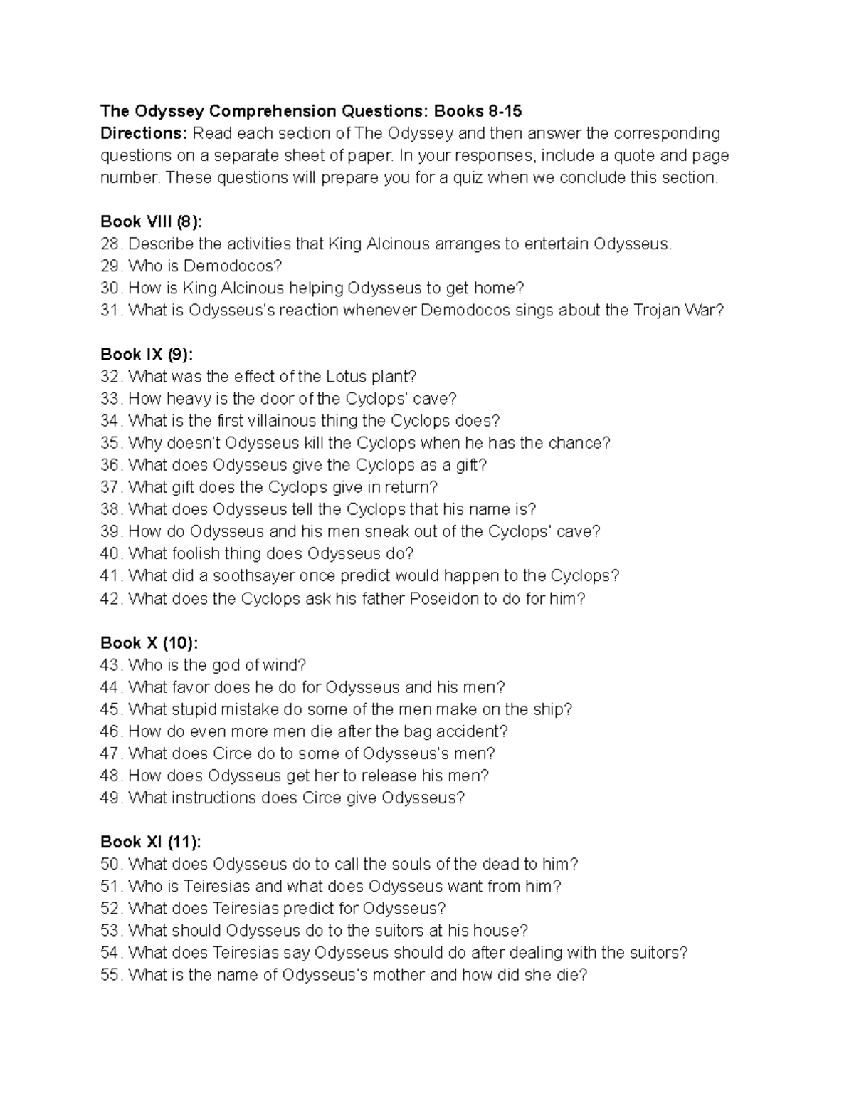 The+Odyssey+Comprehension+Questions +Books+8-15 - The Odyssey ...
