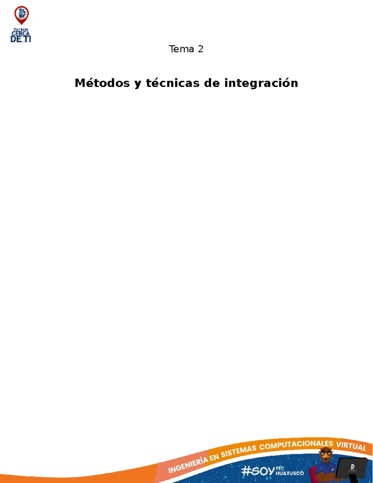 Tema 2 Problemario - ok okokoko - Tema 2 Métodos y técnicas de ...