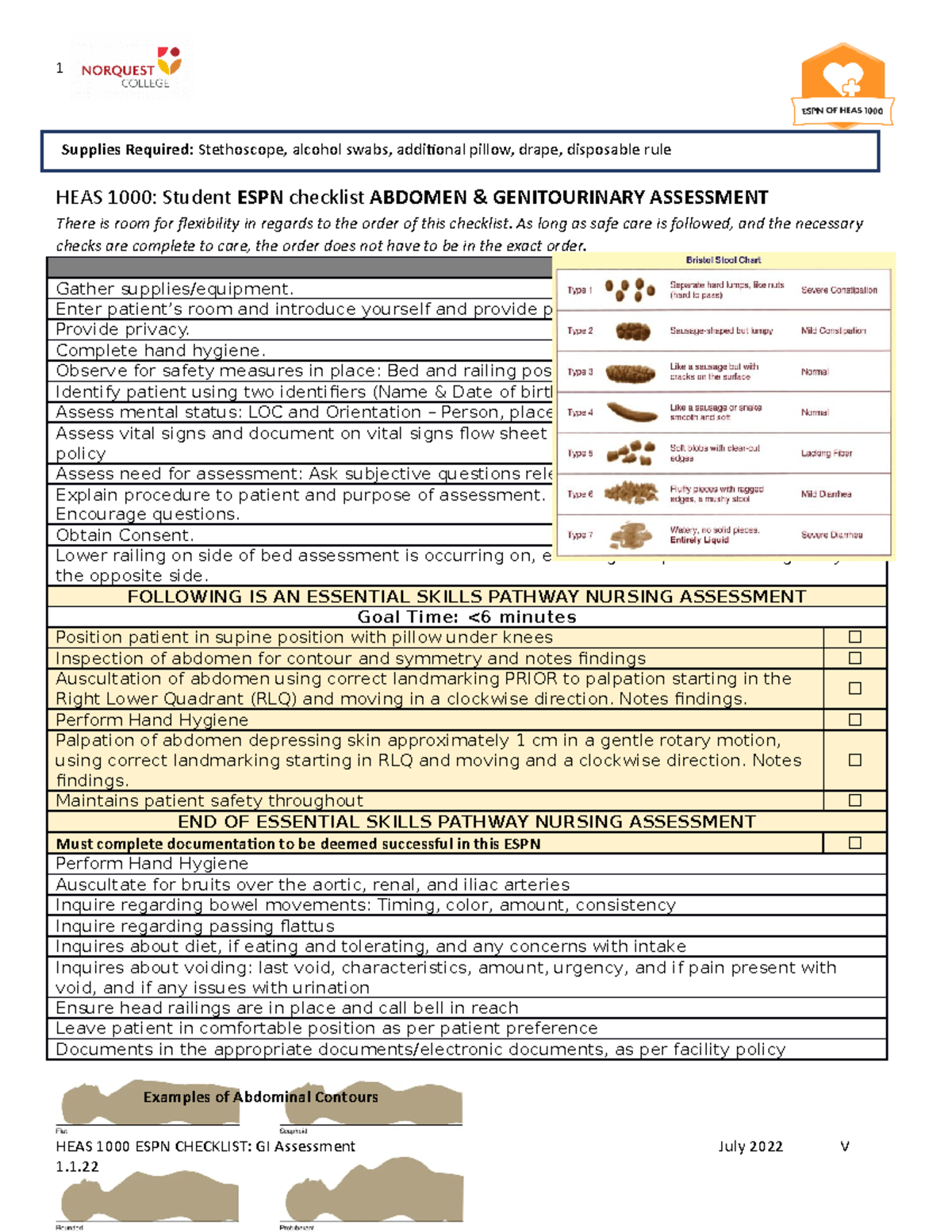 Student HEAS 1000 GI Assessment ESPN - 1 HEAS 1000: Student ESPN ...