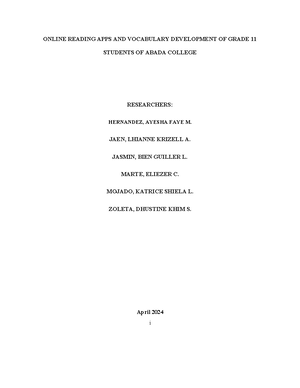 Assessment Learning 1 Module 4 - Assessment in Learning 1 GRACE MISSION ...