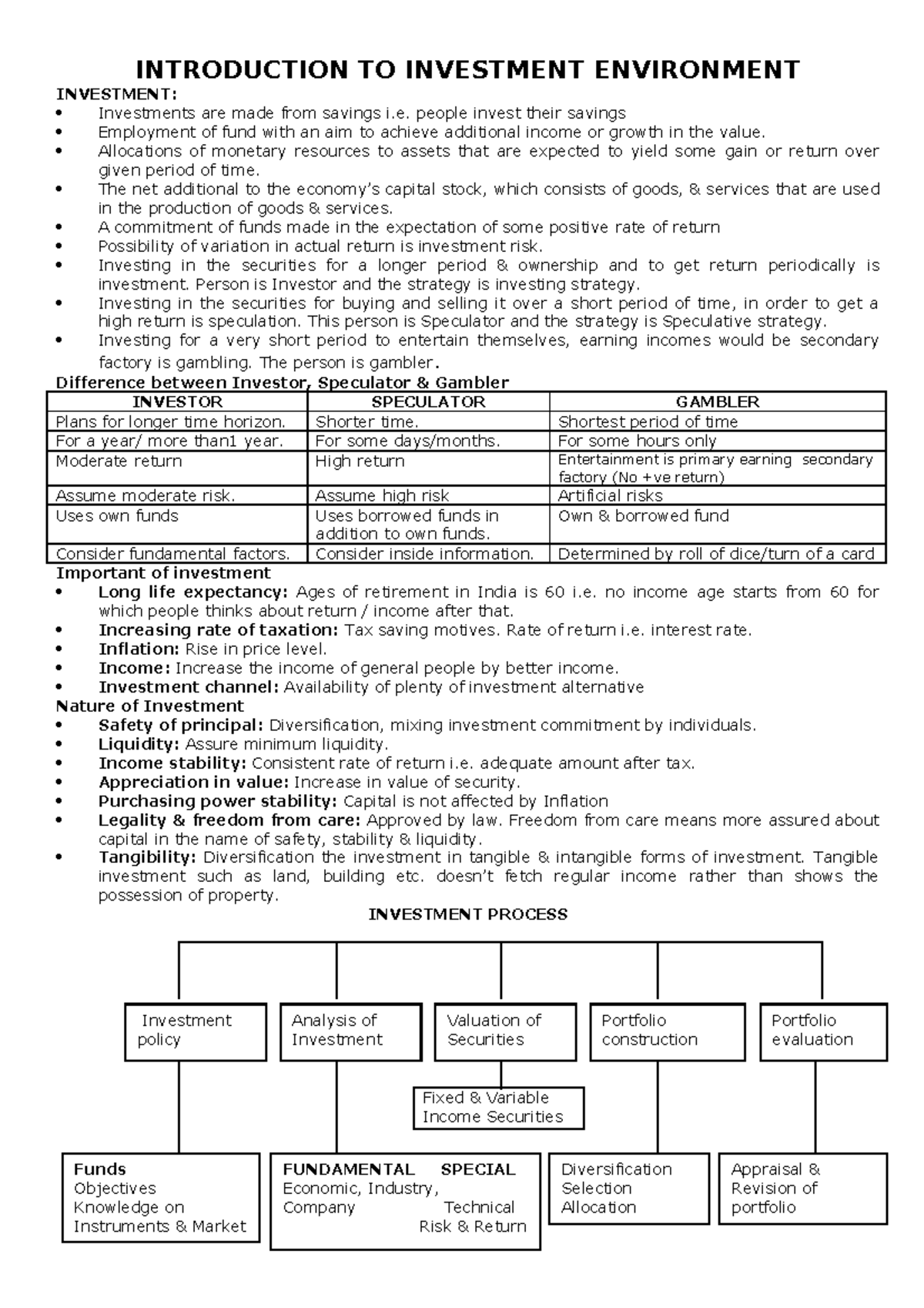 Module I Security Analysis Portfolio Management Business module-i-security-analysis-portfolio-management-business