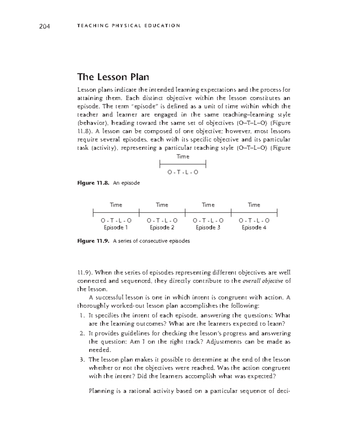 Physical education-129 - The Lesson Plan Lesson plans indicate the ...
