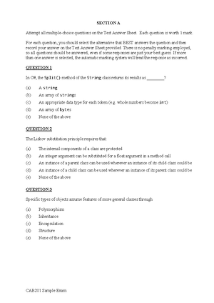 CAB201 - QUT - Programming Principles - Studocu