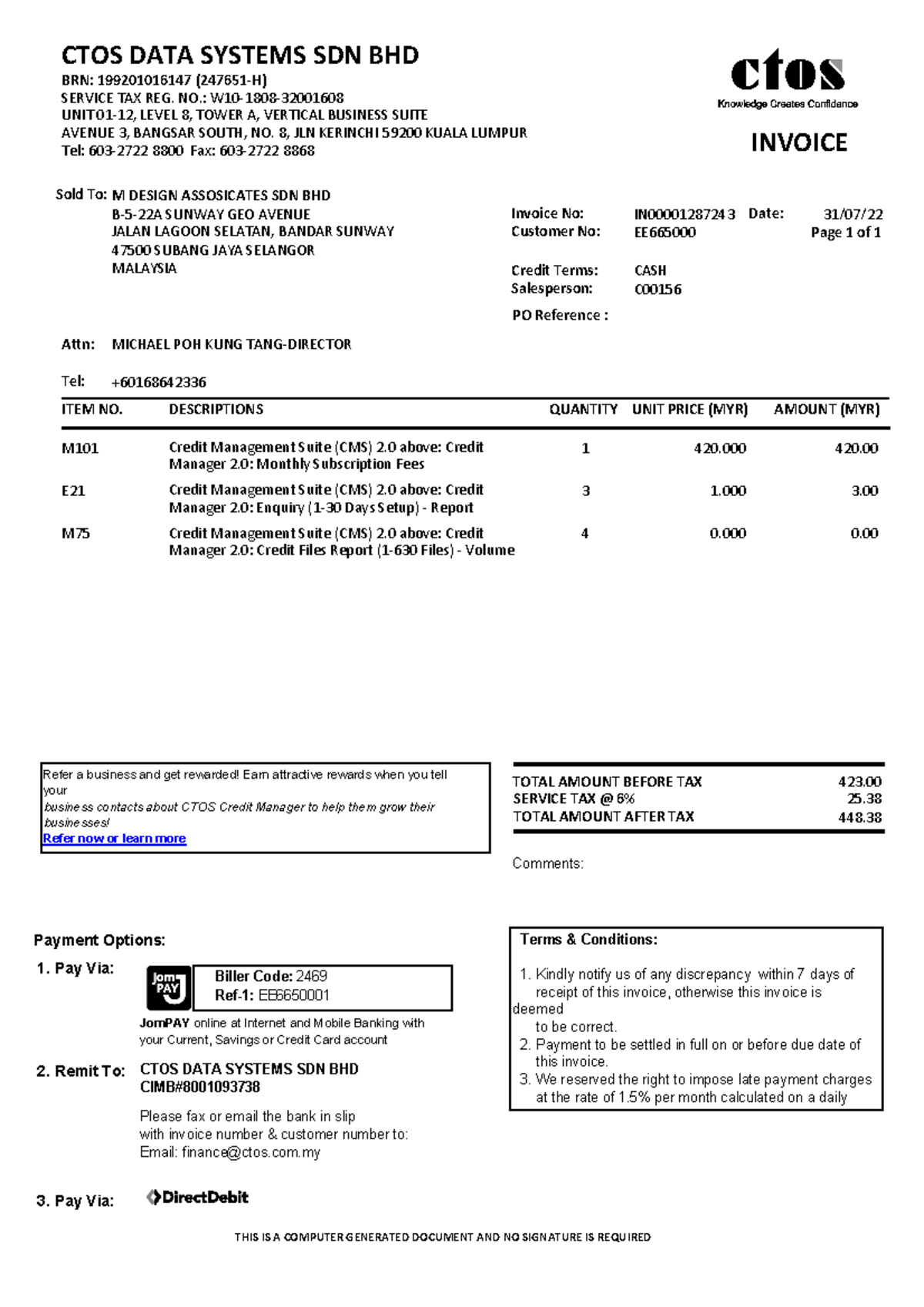 EE665000-20220731- Cdsin 00001287243 - CTOS DATA SYSTEMS SDN BHD BRN ...