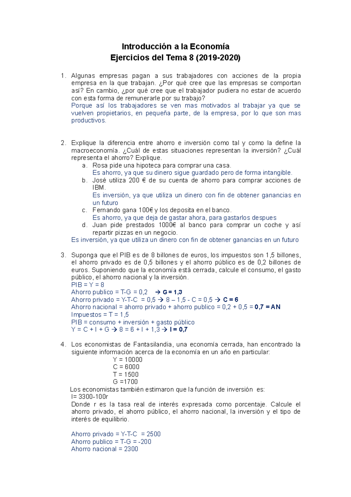 Práctica tema 8 para estudiar bien el examen - Introducción a la ...