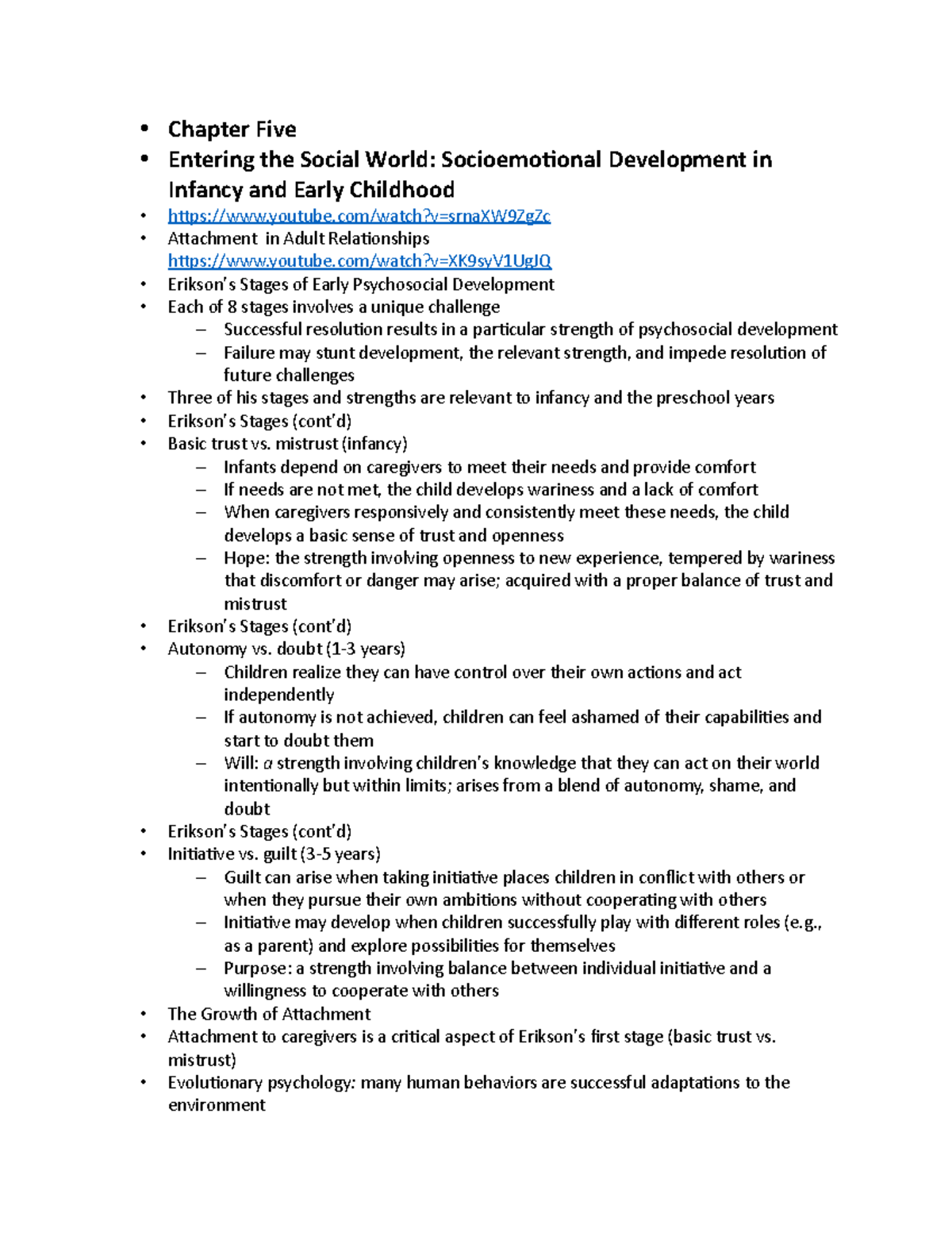 Chapter 5 - Entering the Social World: Socioemotional Development in ...