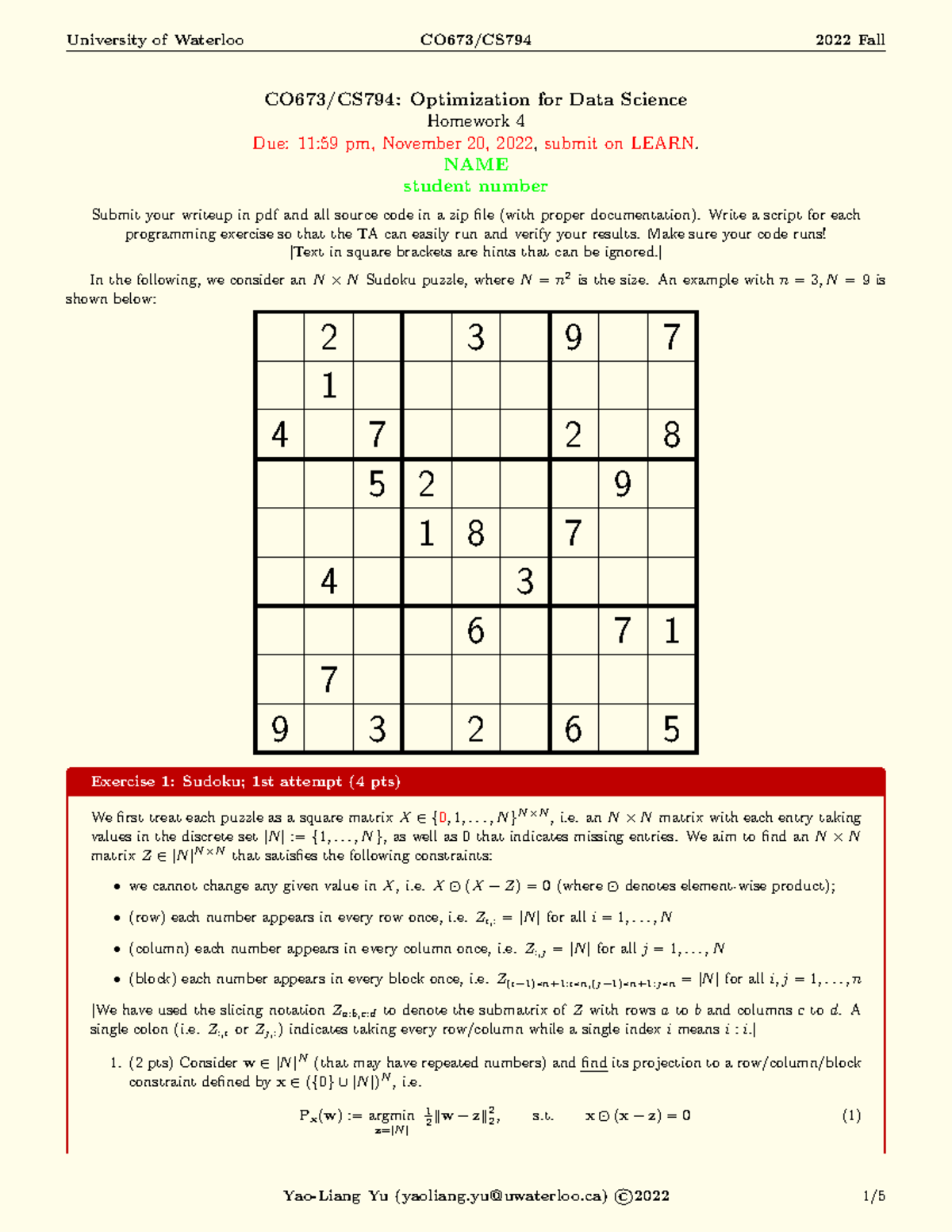 6239001 1146900045 a4 - engineering - CO673/CS794: Optimization for ...