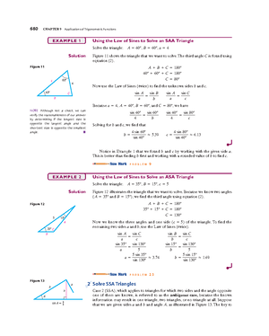 Mathematics - Algebra Trigonometry 74 - 662 CHAPTER 8 Analytic ...