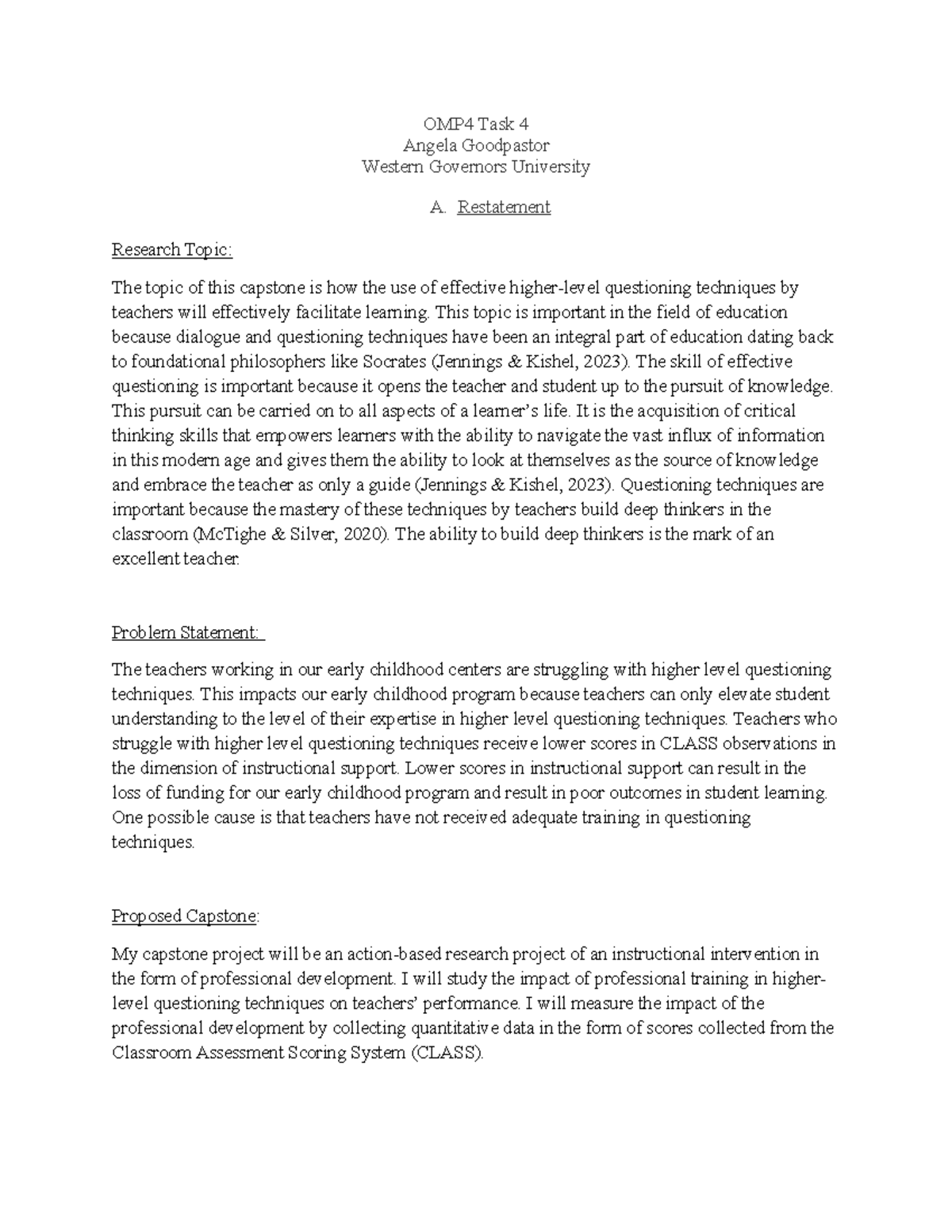 OPM4 Task 4 Last - OPM4 Task 4 passed - OMP4 Task 4 Angela Goodpastor ...