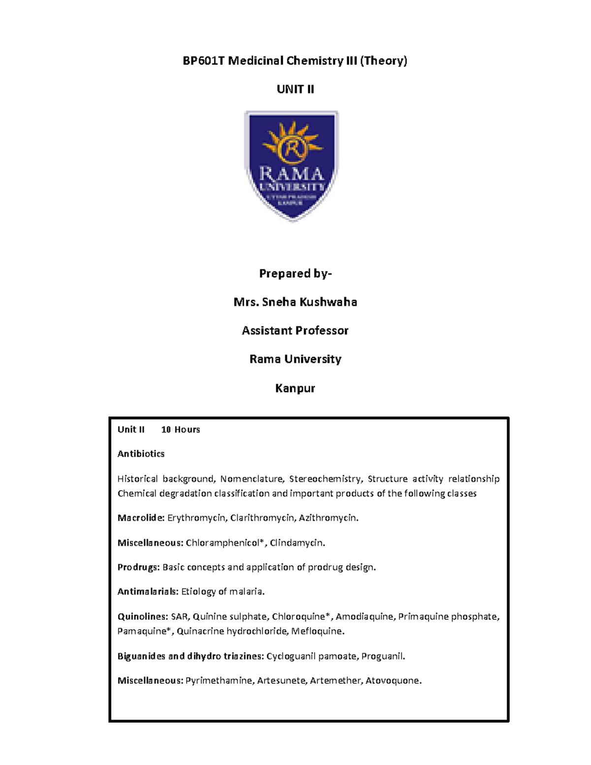 Lecturenotes antiviral drugs Bpharm sem-6 third year pci syllabus notes ...