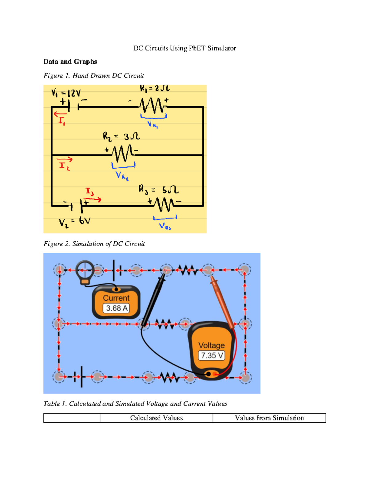 DC Circuits Ph ET - Lab Report on DC Circuit using PhET - DC Circuits ...