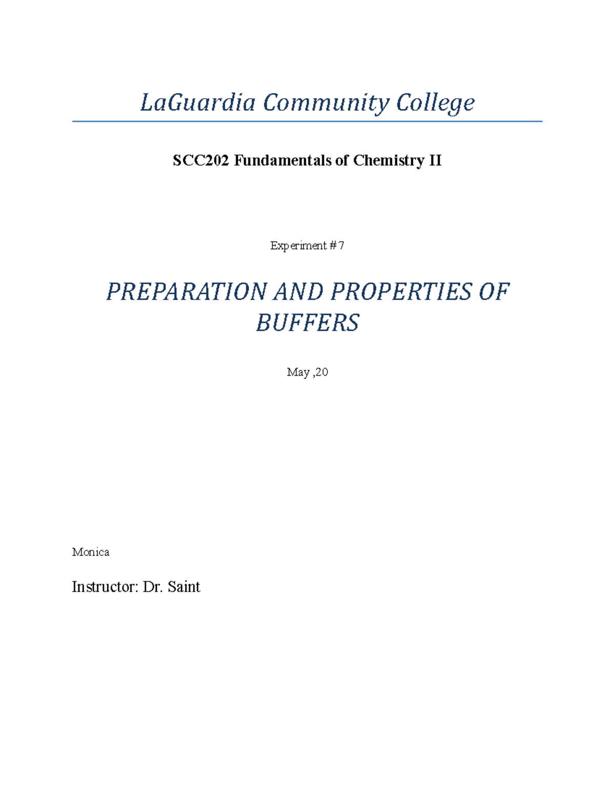 Buffers - LAB NOTES - LaGuardia Community College SCC202 Fundamentals ...