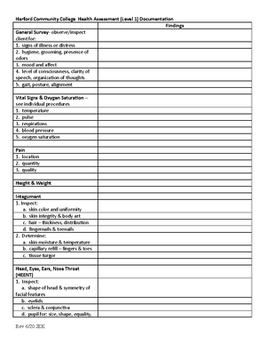 Functional Health Patterns Assessment Guide - Studocu