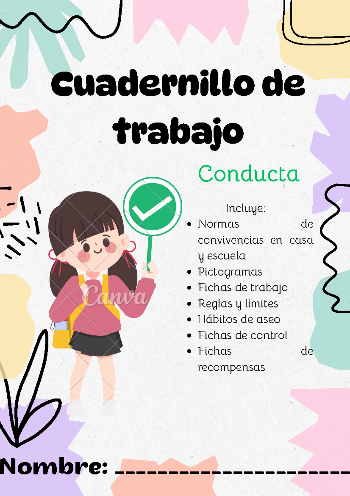 Cuadernillo de trabajo de conducta - Cuadernillo de trabajo Conducta ...
