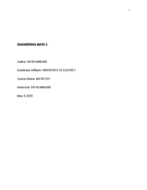 CIM 710 Notes 2021 - PGDE - UNIVERSITY OF ELDORET SCHOOL OF EDUCATION ...