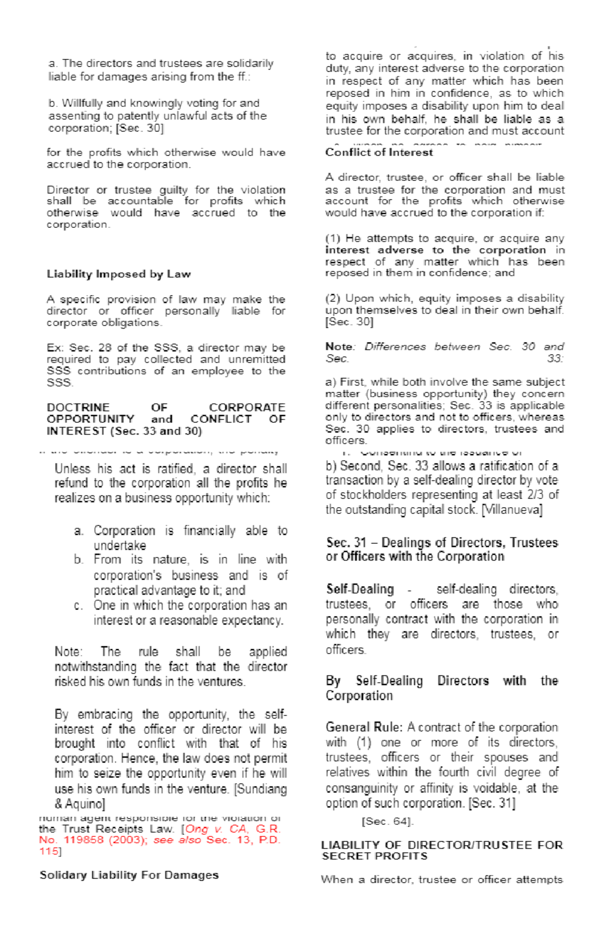 New notes - to acquire or acquires, in violation of his a. The ...