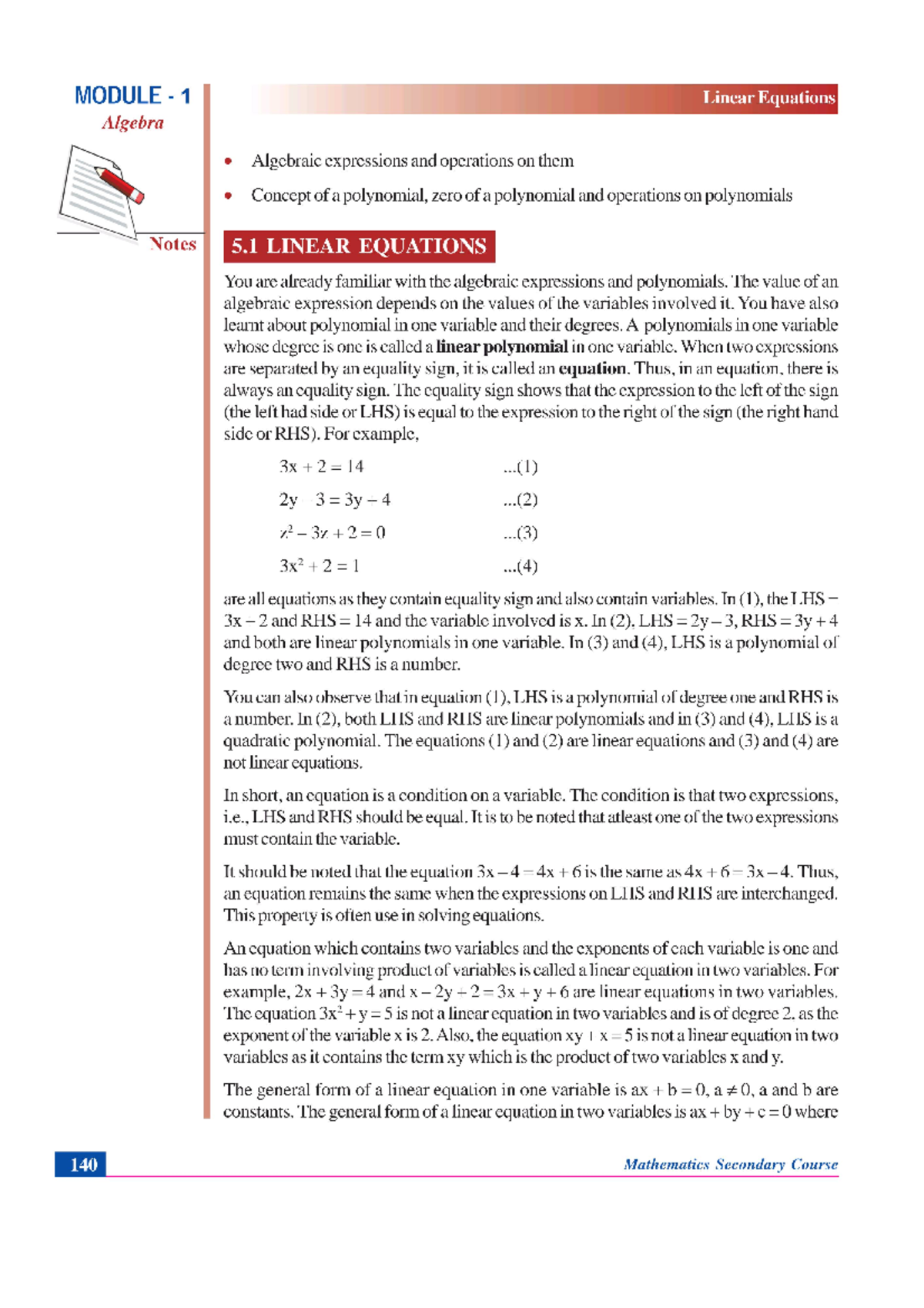 Linear equations - Engineering Mathematics - II - Studocu