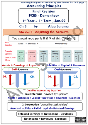 3 Principles Term 1 Part 3 A - Accounting Principles Part ( 0 3) by ...