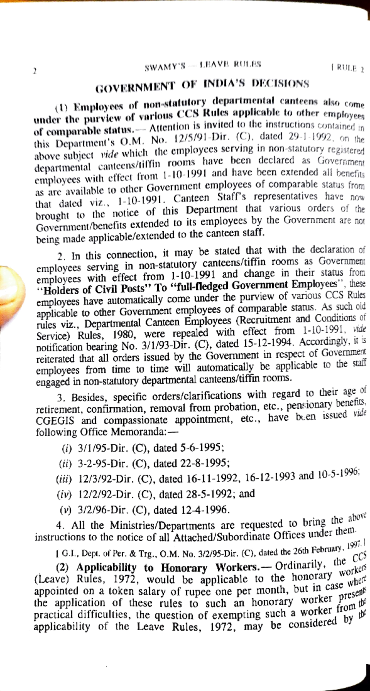 Leave-1 - THIS IS CCS LEAVE RULES 1972, - SWAMY'S LRAVE RULES ...