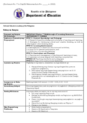 Paghahanay AT Pahihimay Unang Markahan - PAGHAHANAY AT PAHIHIMAY-HIMAY ...