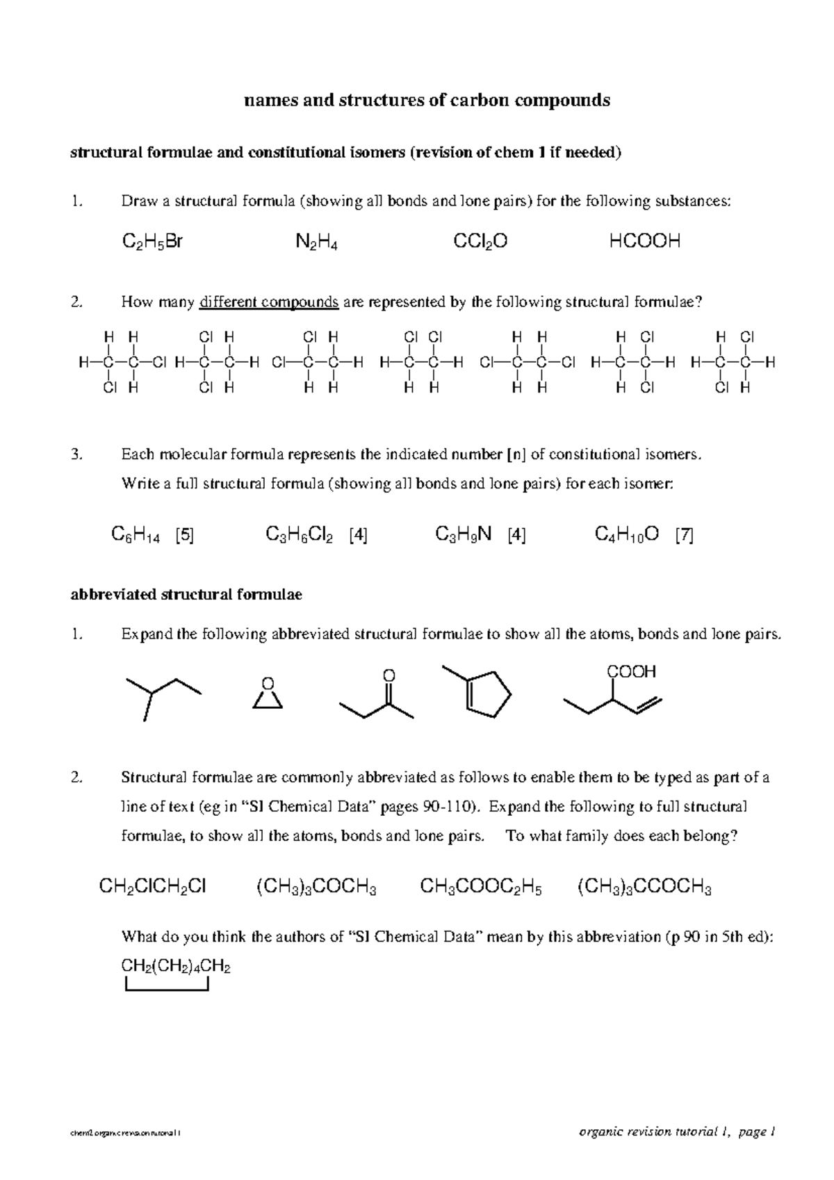 Sample/practice exam 6 August 2012, questions and answers - names and ...