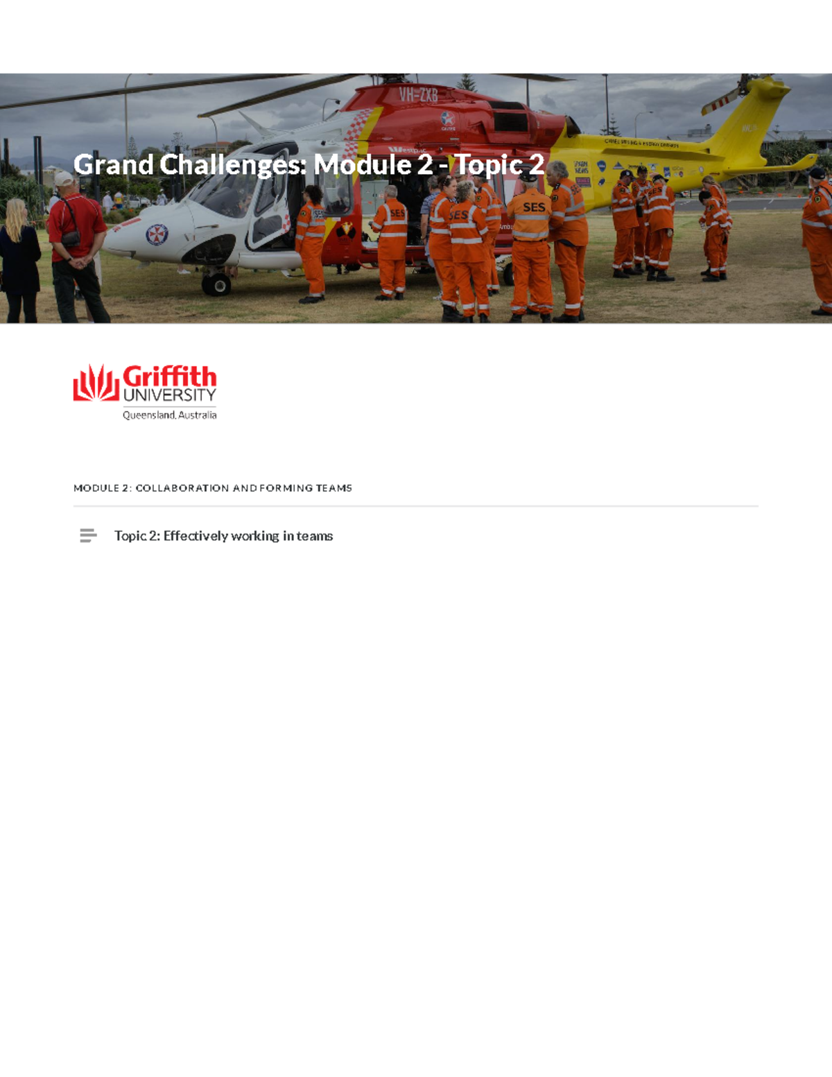 2.2 Effectively working in teams - MODULE 2: COLLAB OR ATION AN D FOR ...