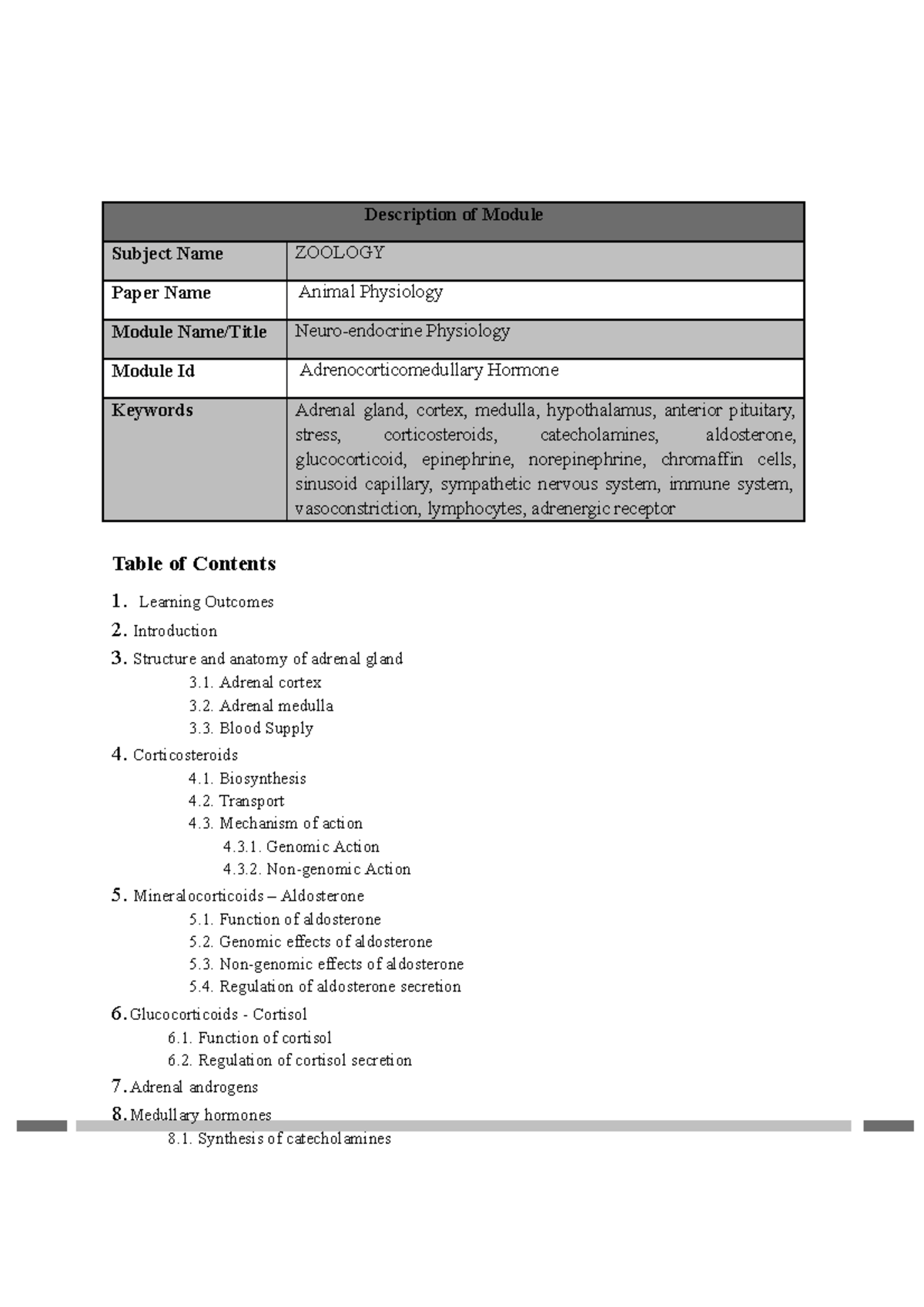 Endocrinology-calicut university lecture note - Animal Physiology ...