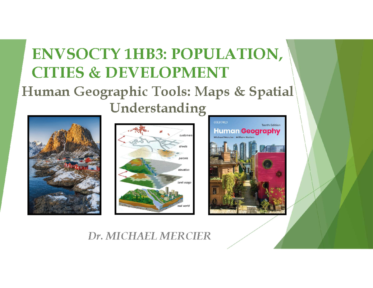 Lecture 4 - 1HB3 - slides - ENVSOCTY 1HB3: POPULATION, CITIES ...