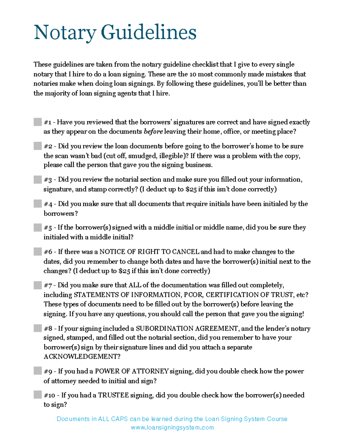 Notary Guidelines LSS 1482777480674 Notary Guidelines These